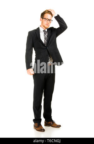 Full length portrait of handsome young African man Stock Photo - Alamy