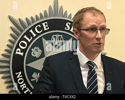 Detective Inspector Mark Bell gives the media an update on a human ...