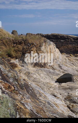 Carboniferous Sandstone Geology Exposed along the Fife Coast near Crail ...