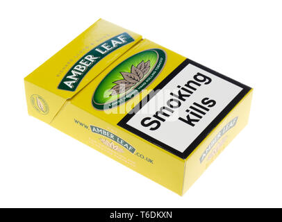 Amber Leaf Hand Rolling Tobacco 5 x 50g boxes Stock Photo - Alamy