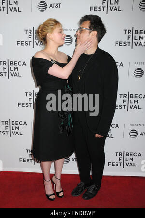 Haley Bennett and Joe Wright at the 2019 Tribeca Film Festival Premiere ...