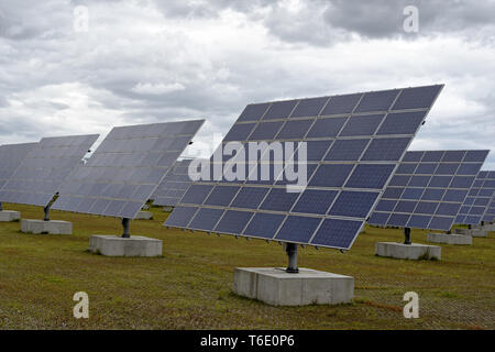 Solar Panel Field Stock Photo - Alamy