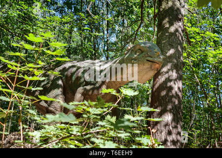 Dinosaurs in a Swamp Stock Photo: 184286093 - Alamy