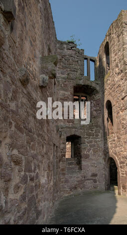 ruins, hanstein castle, ruin Stock Photo - Alamy