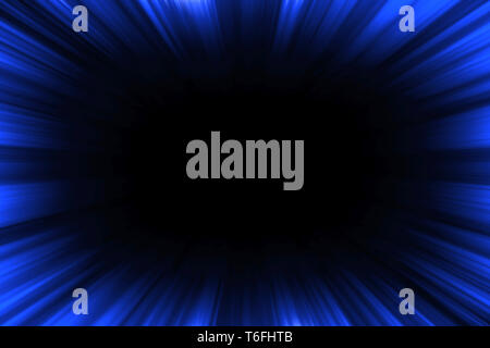 Blue starburst explosion border frame Stock Photo - Alamy