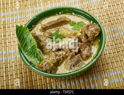 Simple Mutton Curry Stock Photo - Alamy