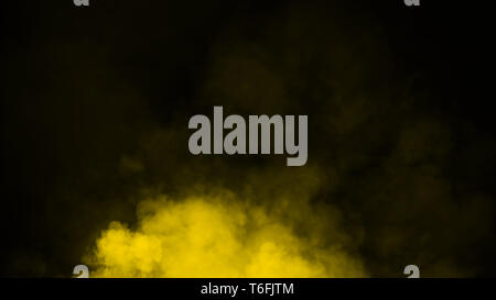 Yellow fog and misty effect on background. Smoke texture overlays Stock ...