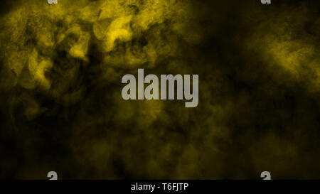 Yellow fog and misty effect on background. Smoke texture overlays Stock ...
