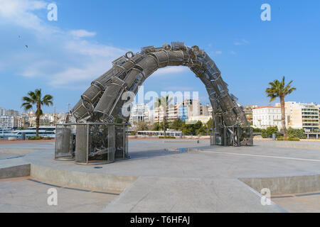 Monument to the Greek genocide at Pontus in Anatolia, Santorini ...