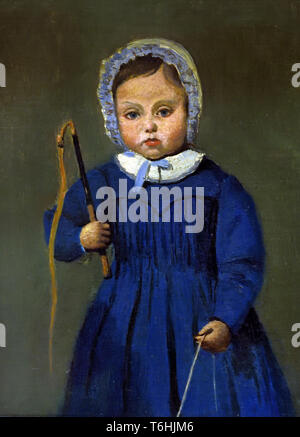Jean-Baptiste-Camille Corot - Louis Robert as Child 1844 Stock Photo ...