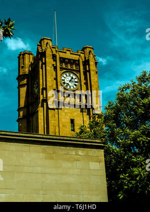 Melbourne Australia / The Old Arts Clock Tower in The University of ...