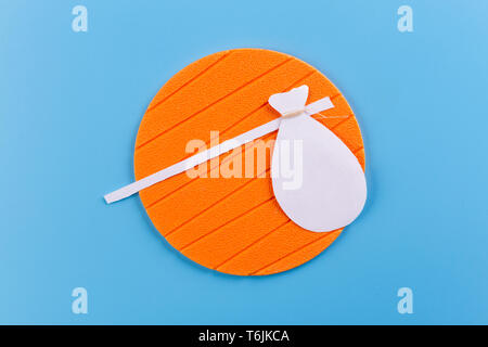 bag on a stick. travel homeless concept image Stock Photo - Alamy