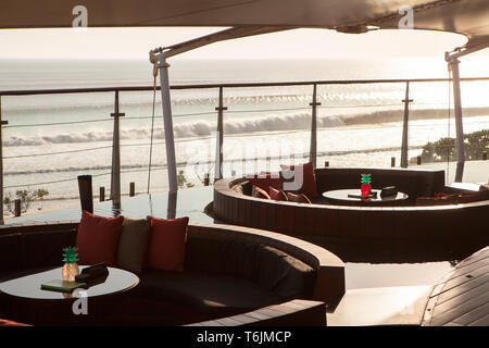 Double Six rooftop bar at sunset, Bali, Indonesia Stock Photo - Alamy