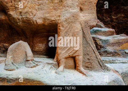 Water channel in Petra, Jordan Stock Photo - Alamy