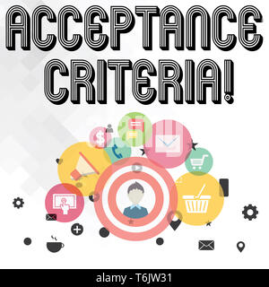 Handwriting text writing Acceptance Criteria. Conceptual photo ...