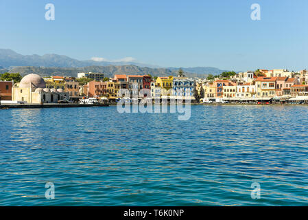 The greek city Chania on the north coast of Crete is one of the most ...