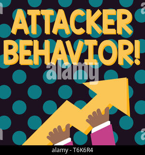 Word writing text Attacker Behavior. Business photo showcasing analyze ...