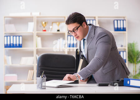 The businessman in industrial espionage concept Stock Photo - Alamy