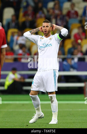 Sergio Ramos of Real Madrid during the match between Real Madrid and ...