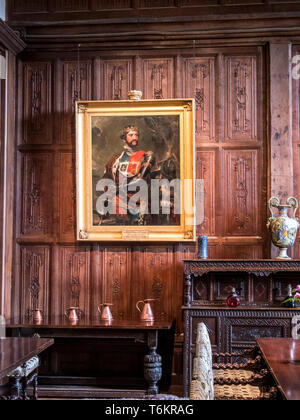 Portrait of Anne Boleyn, second wife of King Henry VIII, in Hampton ...