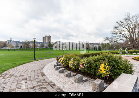 Blacksburg, USA - April 18, 2018: Historic Virginia Tech Polytechnic ...