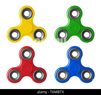 Set of fidget spinners Stock Photo - Alamy