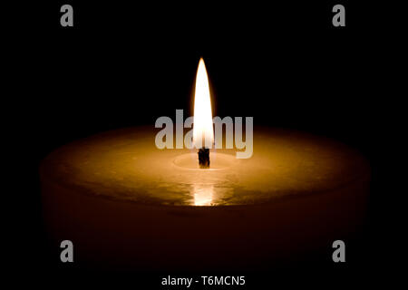 candlelight in the dark of the night Stock Photo - Alamy