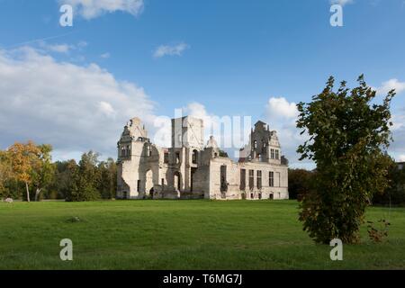Ruins of Ungru manor building near Kiltsi village. Haapsalu, Estonia ...