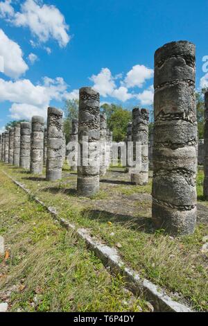 The Hall Of The Thousand Columns (Grupo de las Mil Columna) at Chichen ...
