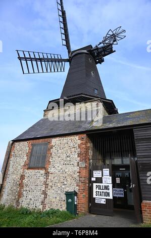 West Blatchington Mill in Hove East Sussex Stock Photo - Alamy