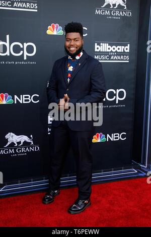 LAS VEGAS - MAY 1: Khalid at the 2019 Billboard Music Awards at MGM ...