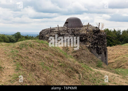 Observation post at Fort Douaumont near Verdun. Battlefield of WW1 ...