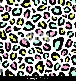 Cute safari leopard print wild animal pattern for babies room decor ...