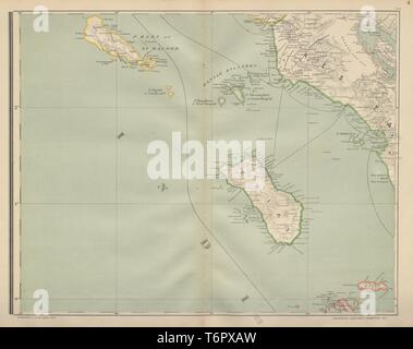 DUTCH EAST INDIES:Indonesia:North SUMATRA Nias Simeulue. DORNSEIFFEN ...
