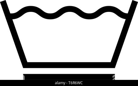 Very delicate wash Clothes care symbols Washing concept Laundry sign ...