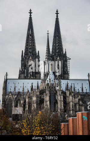 Cologne Cathedral from behind Stock Photo - Alamy