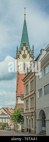 Old town Engen with city church Mariä Himmelfahrt Stock Photo - Alamy