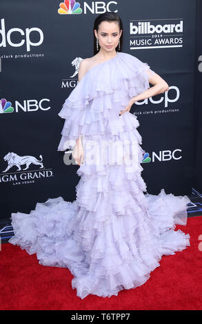 Sofia Carson at the 2019 Billboard Music Awards held at the MGM Grand Garden Arena in Las Vegas ...