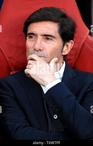 Marcelino manager of Valencia during the UEFA Europa League match at ...