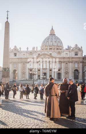 Italian Priests in Rome Stock Photo - Alamy