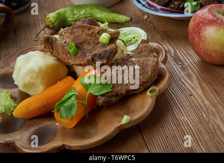 Khorkhog -barbecue dish in Mongolian cuisine Stock Photo - Alamy