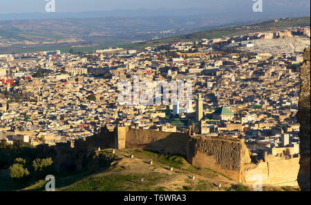 The view on the medina of Fez, Morocco Stock Photo - Alamy