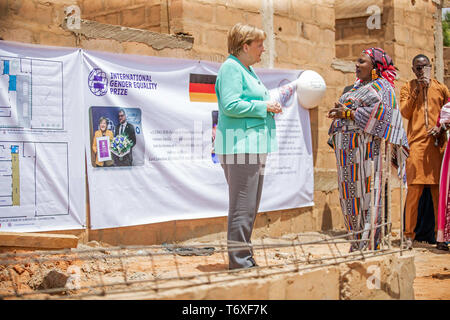 Niamey, Niger. 03rd May, 2019. Federal Chancellor Angela Merkel (CDU ...