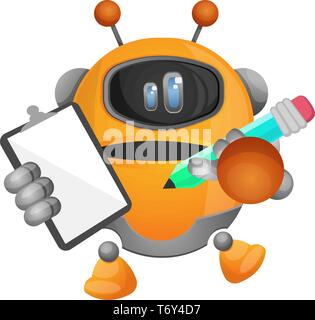 robot autonomous technology character artificial machine vector ...