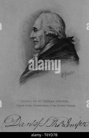 A portrait of Daniel of St. Thomas Jenifer, a signer of the U.S ...