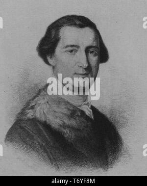 Engraved portrait of John Penn, the last governor of colonial ...