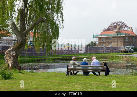 The village pond, Skipwith, North Yorkshire, England UK Stock Photo - Alamy