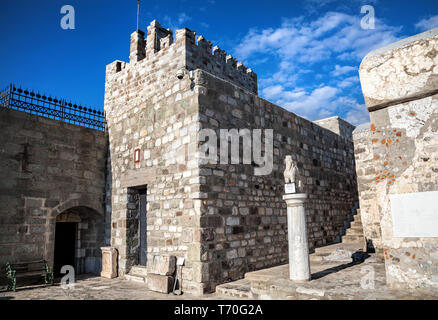 Tower in Bodrum Castle, Mugla City, Turkey Stock Photo - Alamy