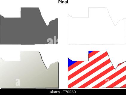 Florence map. Detailed vector map of Florence city administrative area ...