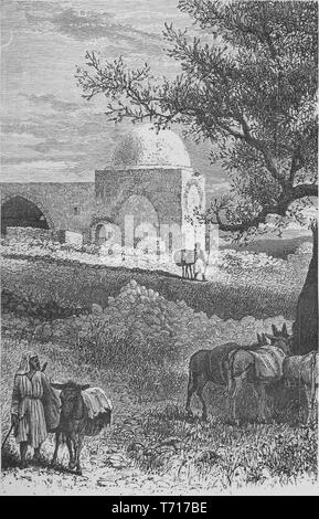 Rachel's Tomb From the Book 'Bible places' Bible places, or the ...